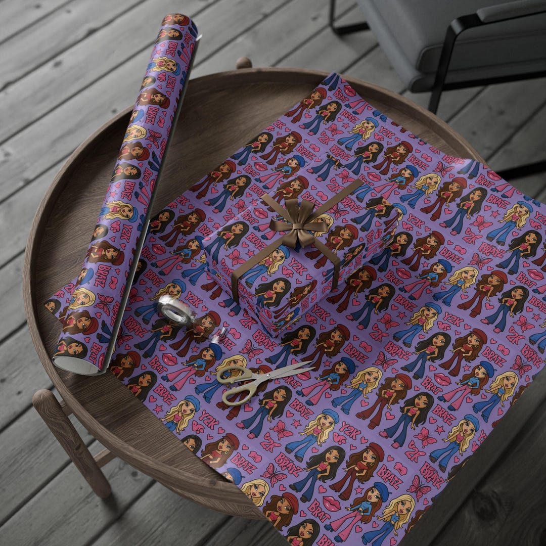 Bratz Y2K Wrapping Paper | Holiday Gift Wrap - Etsy