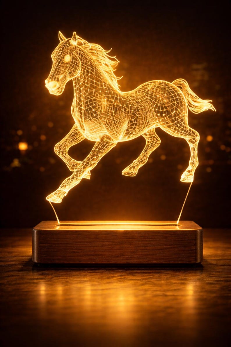 3D Illusion LED Lamp SVG Bundle | Laser Cut Night Light Designs - Etsy