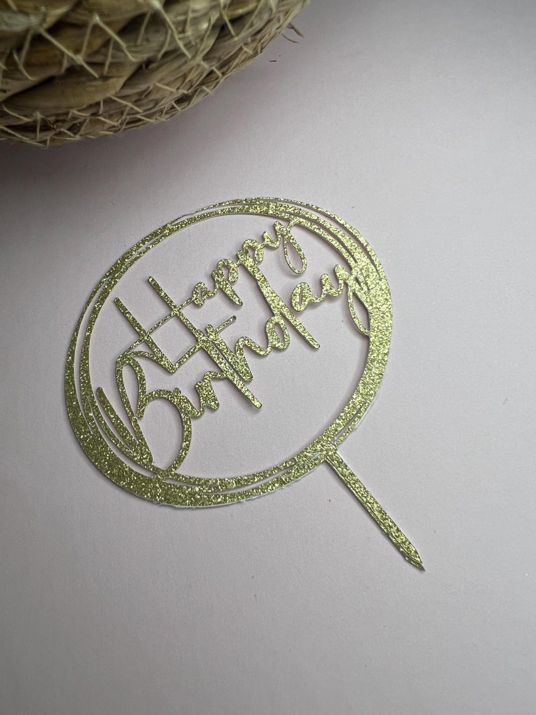 Hand Made Cake Topper Happy Birthday - Etsy