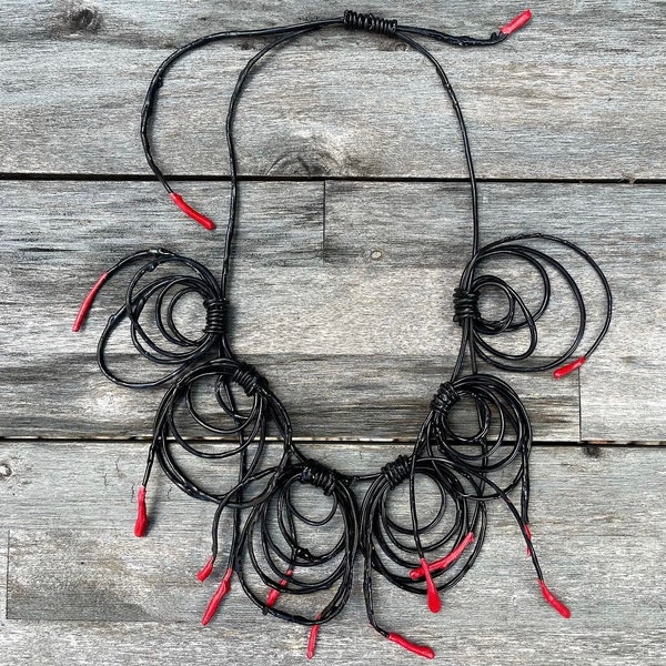 Rubber Necklace - Etsy