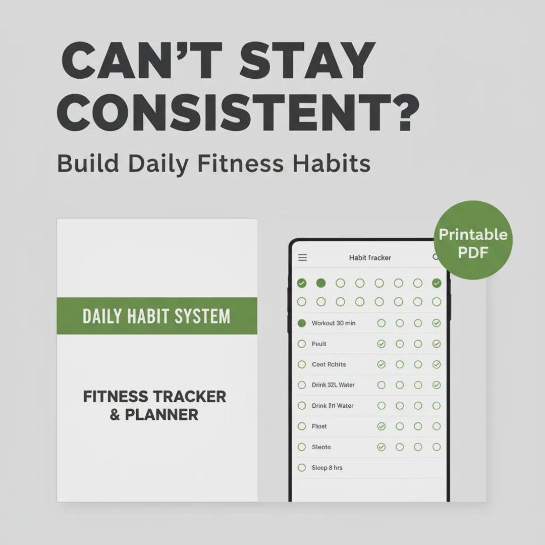 Fitness Consistency Blueprint PDF | Daily Habit System to Stay ...