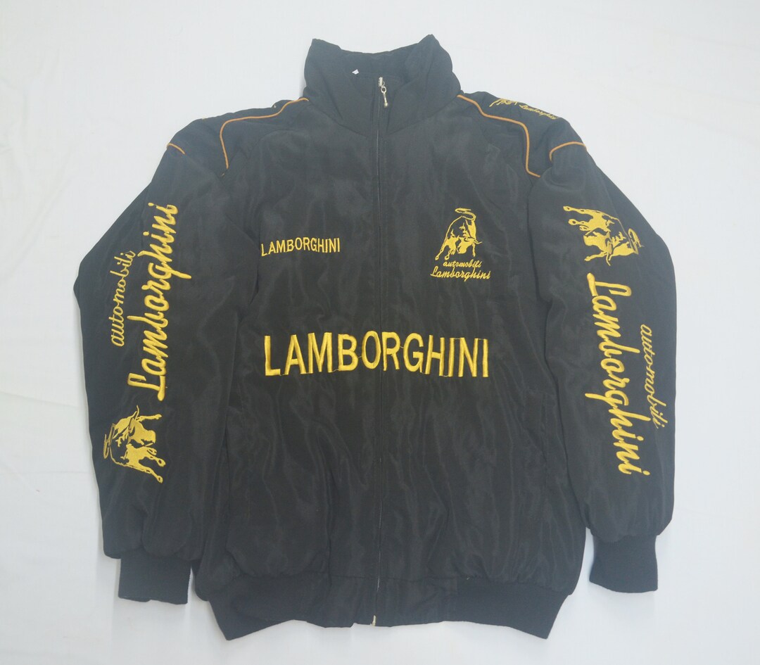 90s Inspired Formula 1 Lamborghini Racing Jacket - Etsy