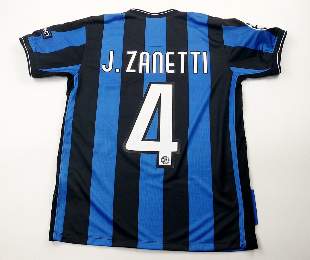 Inter Milan Final Shirt Zanetti Sneijder Retro Jersey - Etsy