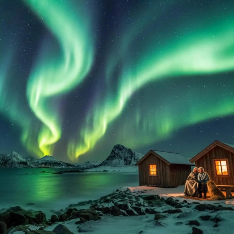 10 Fantasy Winter Desktop Wallpapers | 4K Snow Night Backgrounds ...