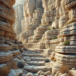 Layered Stone Cliffs Collection – Calm Rock Formations Phone Wallpaper ...