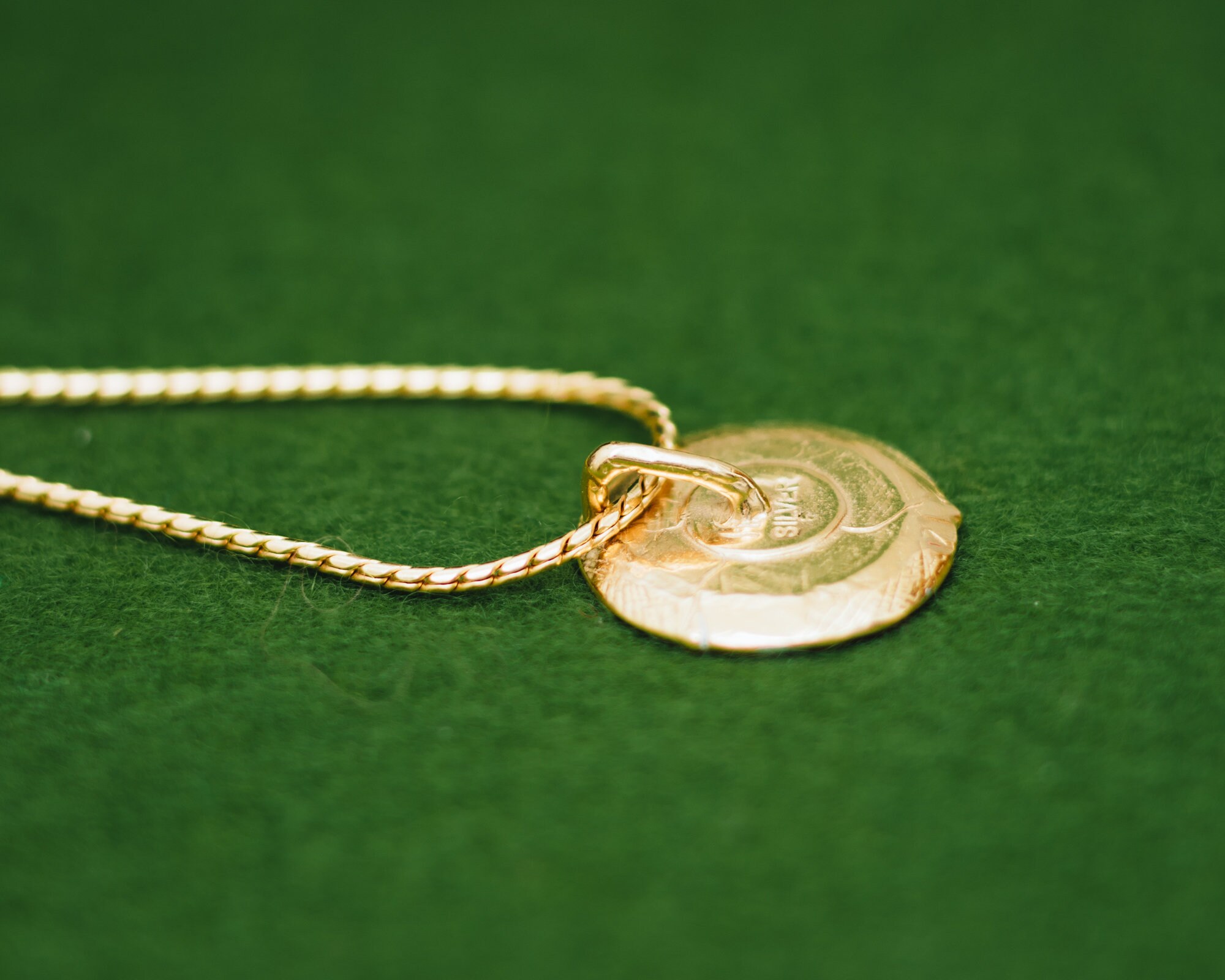 Kintsugi Necklace - Golden Repair - Pendant and Chain - Hypoallergenic ...