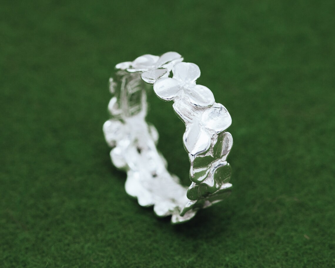 Four Leaf Clover Ring Silver Three and Four Leaf Clovers - Etsy