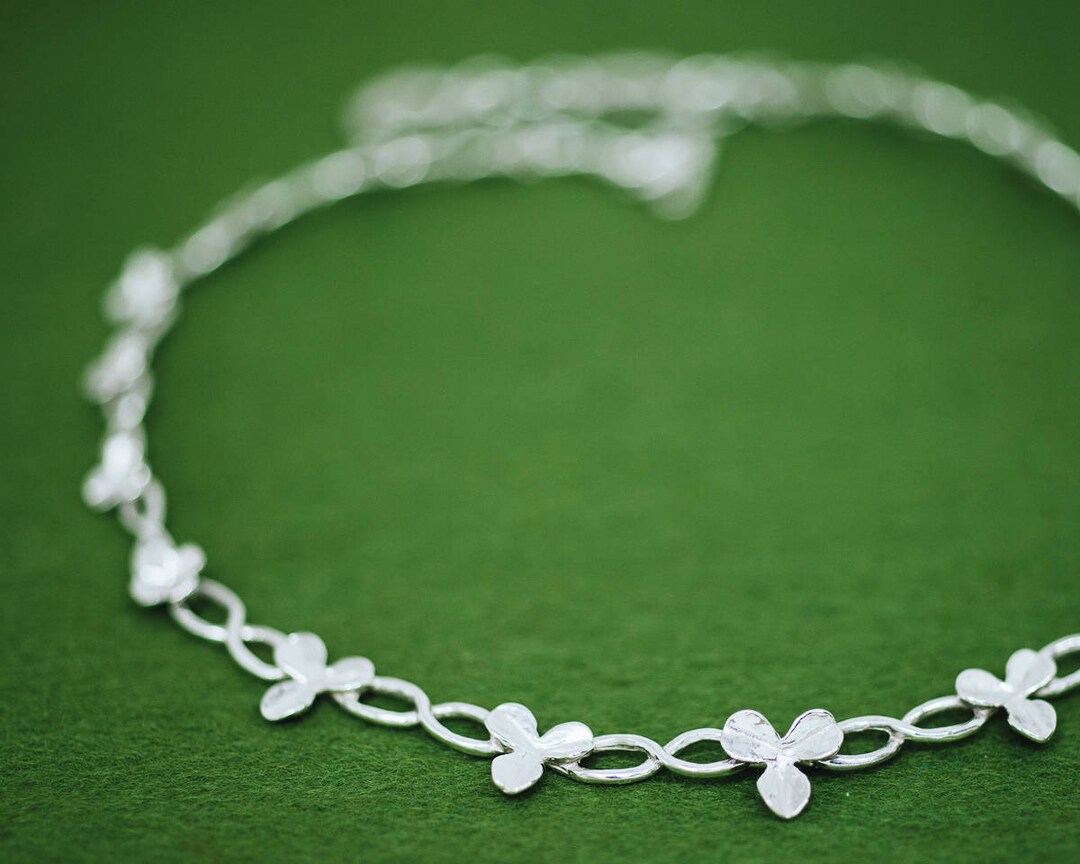 Four Leaf Clover - Clover Necklace - Three Leaf Clover - Adjustable ...