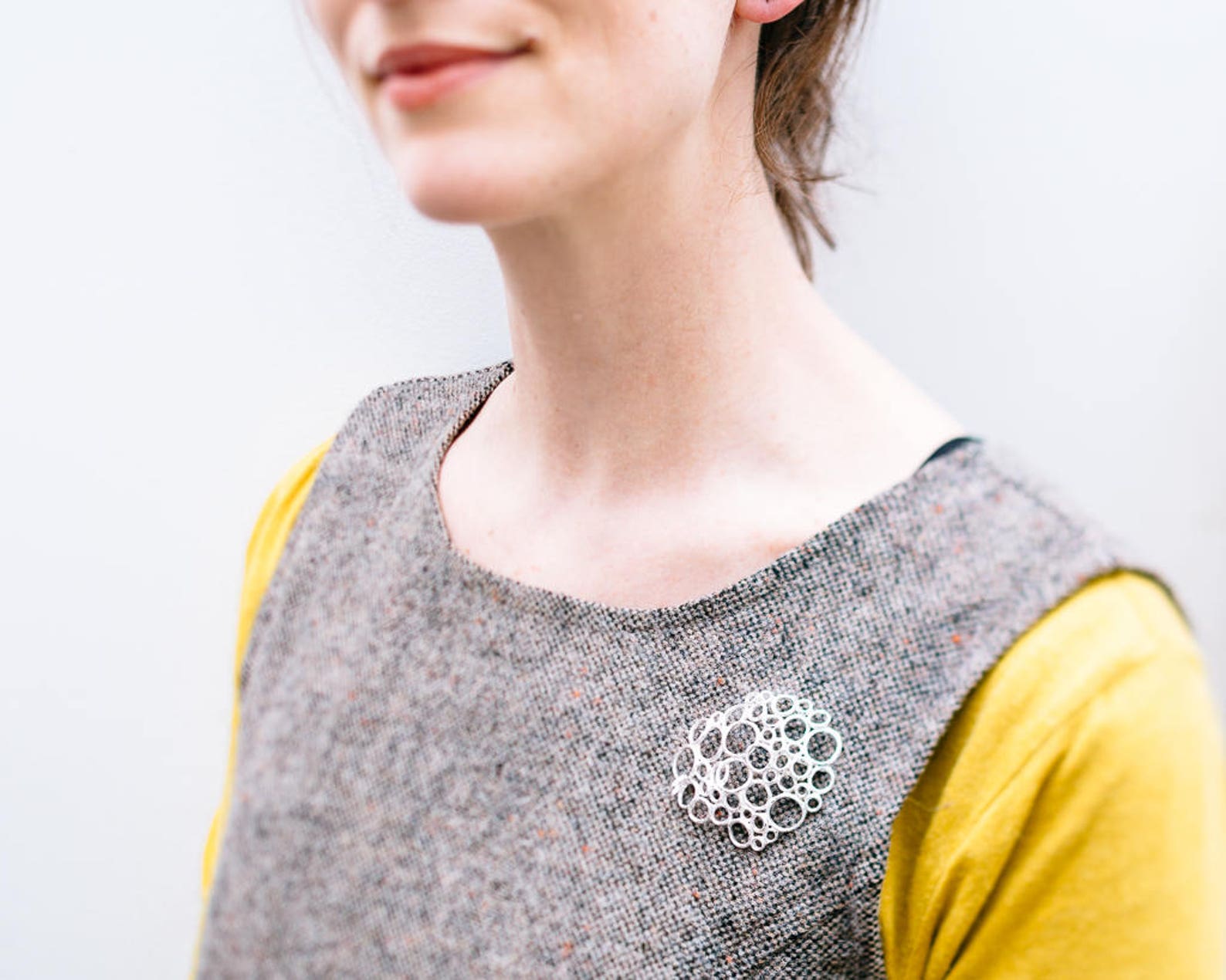 Champagne Bubbles Brooch - Removable Bottle Clip - Pendant Head Brooch ...