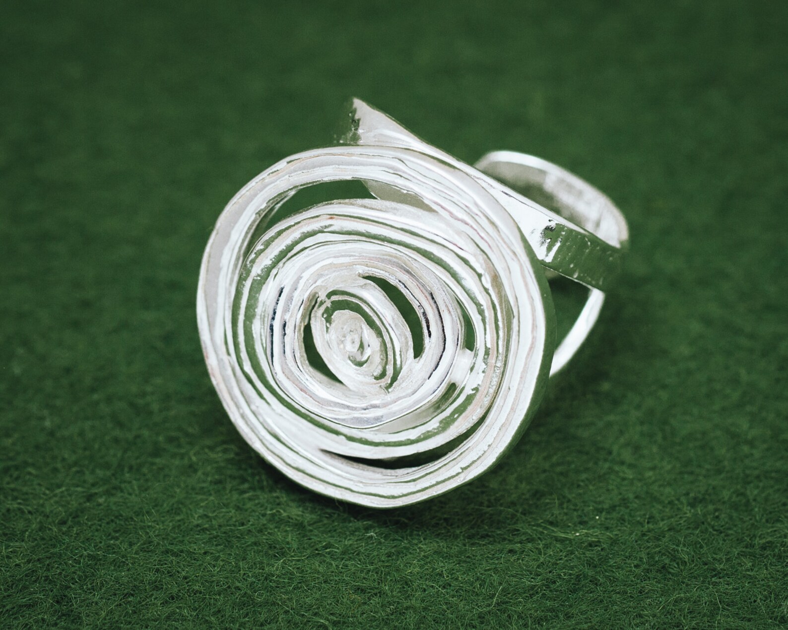 Onion Slice Ring - Onion Rings - Circle Ring - Statement Ring - Organic ...