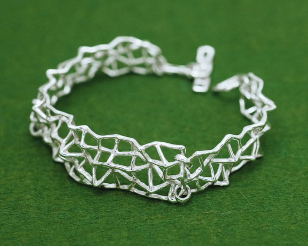Geometric Bracelet Free Shipping Silver Dress Bracelet Gift for Her ...