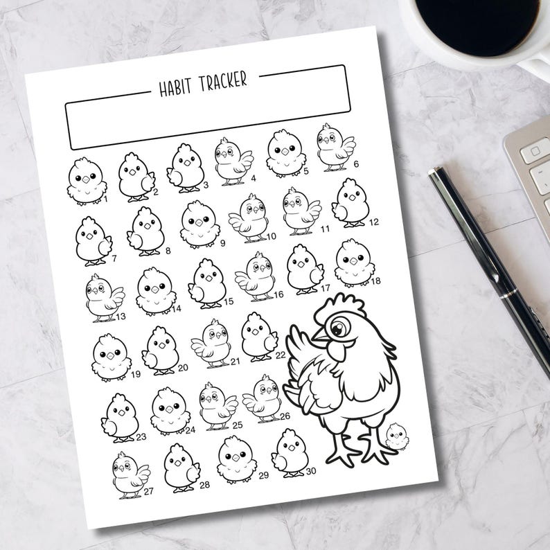 Animal Habit Tracker Printables: Farm & Forest Theme (digital File) - Etsy