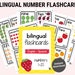 Number Flashcards Printable, Spanish Flashcards Printable, Number Flash ...