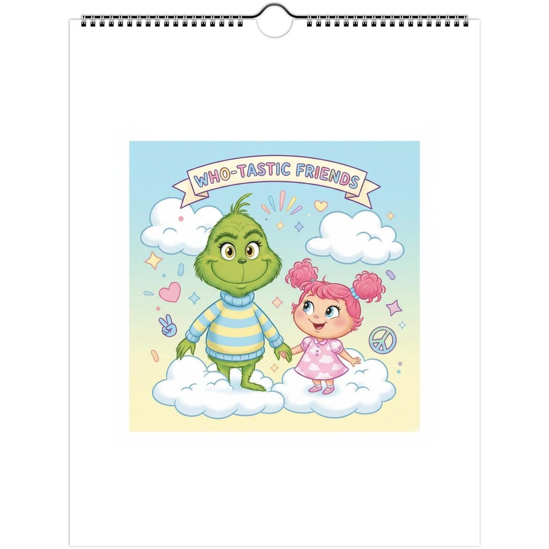 Who-tastic Grinch Single Sided Letter Size Wall Calendars 2026 - Etsy