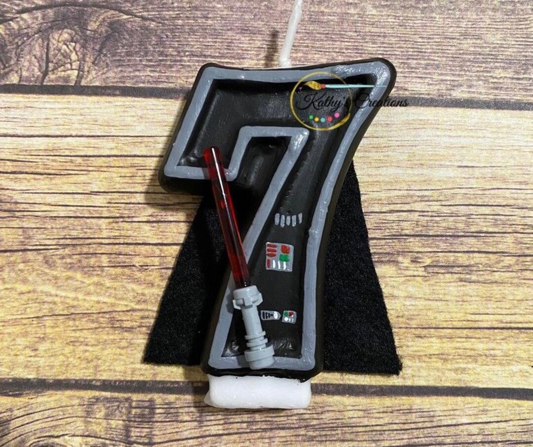 Star Wars Birthday, Star Wars Candle, Darth Vader Candle - Etsy