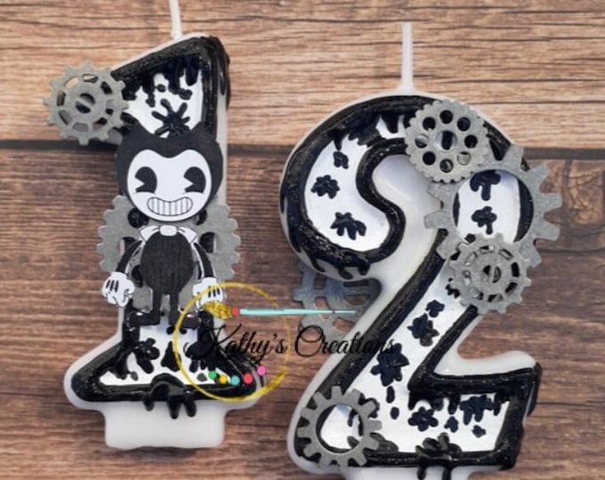 Bendy and the Ink Machine, Bendy, Birthday Candle, Bendy Party, Ink ...
