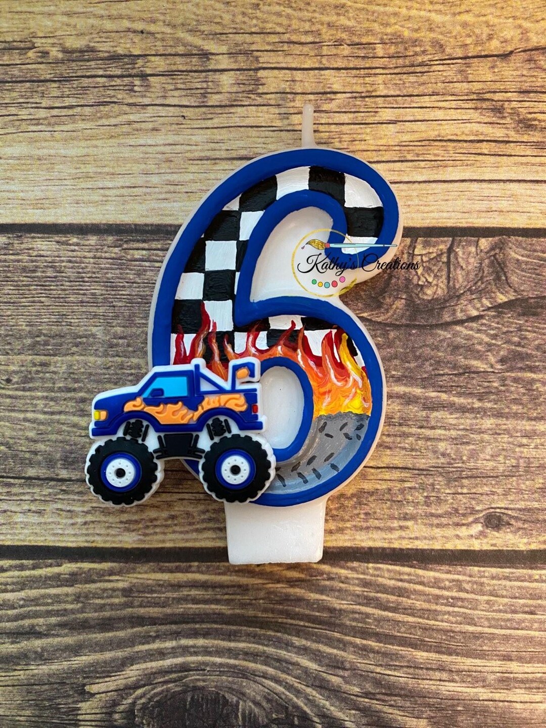 Monster Truck, Monster Jam, Monster Truck Candle, Monster Jam Birthday ...