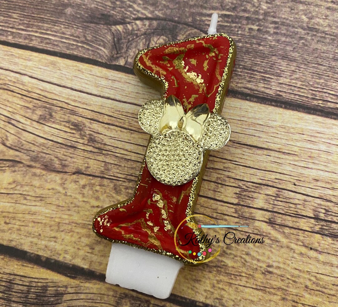 Minnie Mouse, Minnie Birthday, Minnie, Birthday, Birthday Candle ...