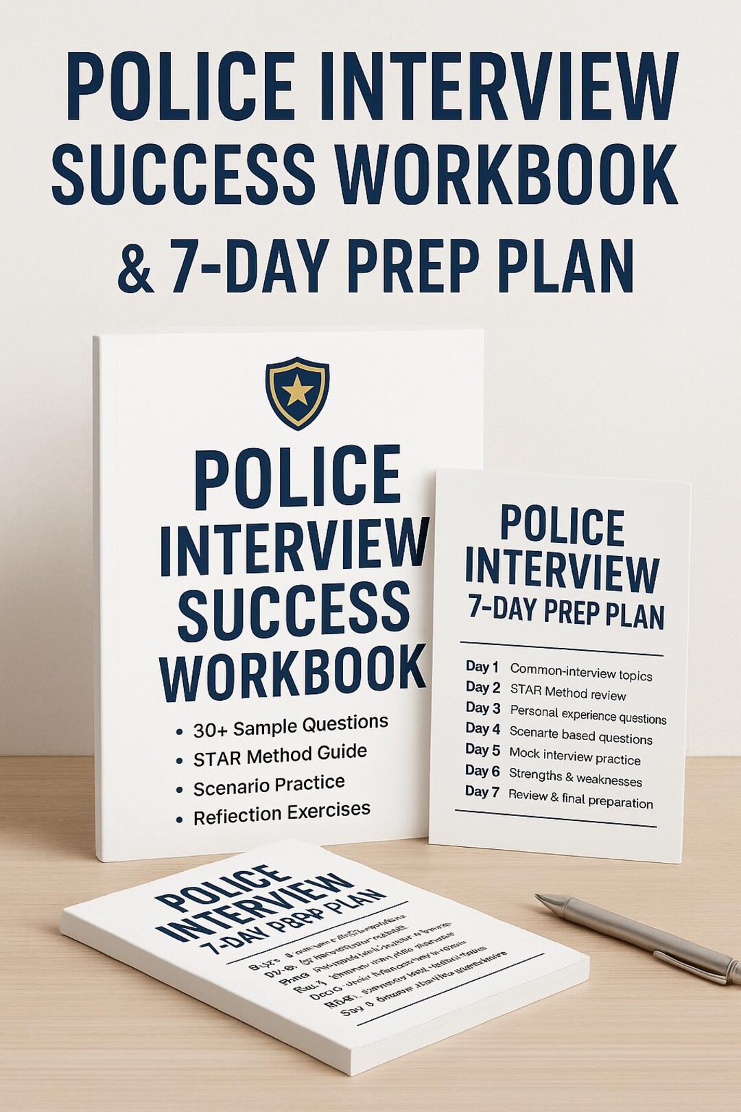 Police Interview Workbook • Oral Board Prep • 7-day Study Plan - Etsy