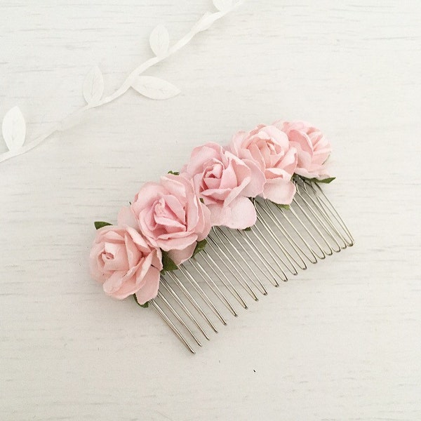 Pink Hair Comb - Etsy