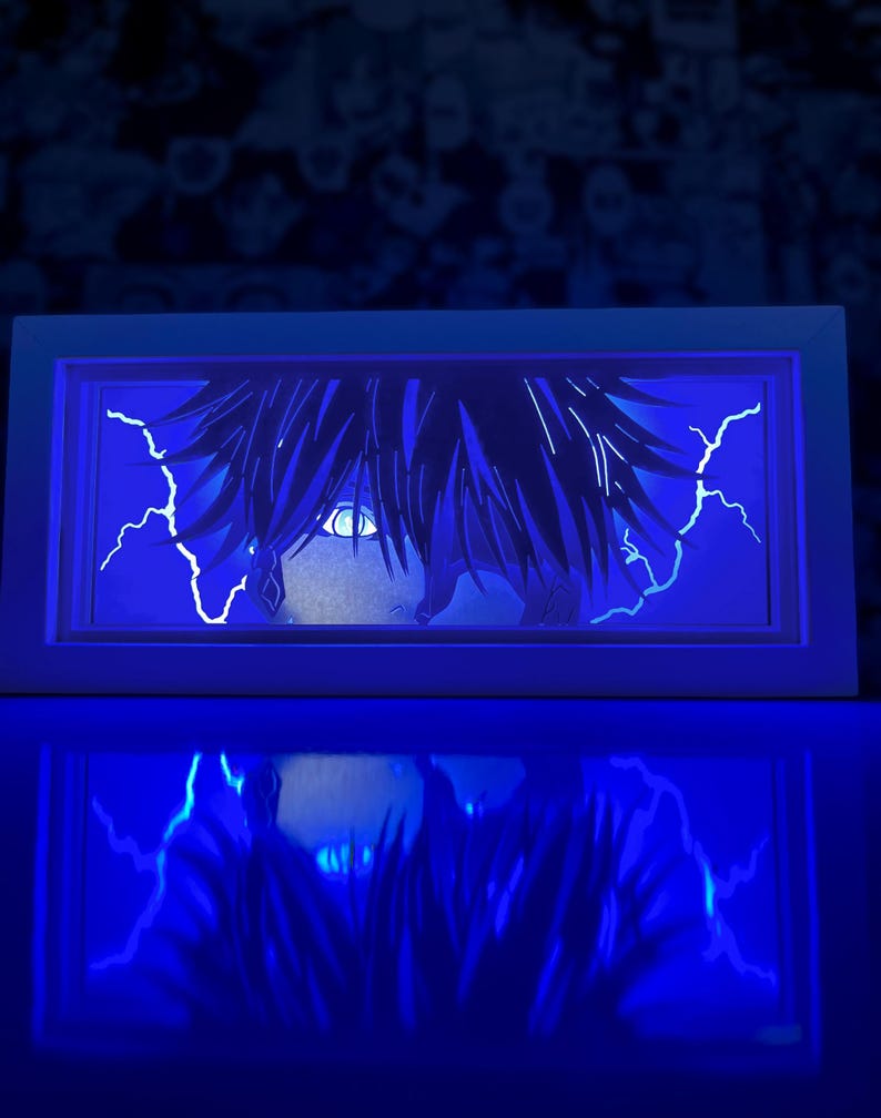 Satoru Gojo LED Lightbox | Jujutsu Kaisen Night Light | USB or Battery ...