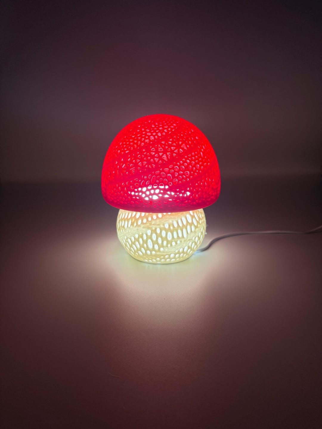 3D Printed Mushroom Lamp - Cottagecore Style Decorative Night Light ...