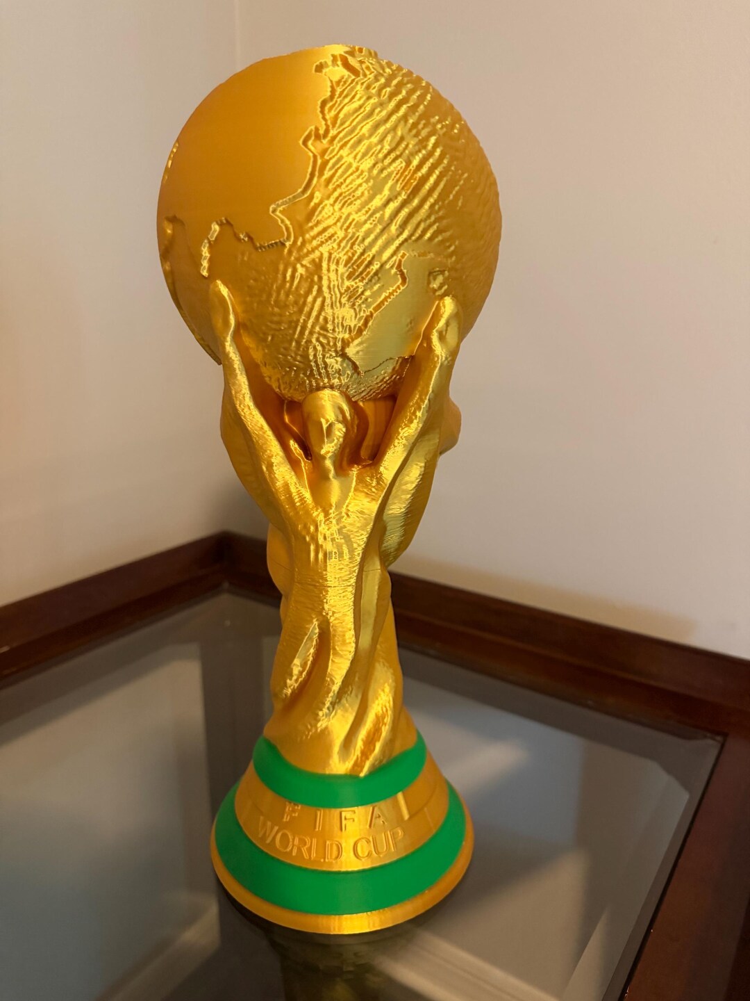 3D Printed FIFA World Cup Trophy Replica - Collectible Golden Statue ...