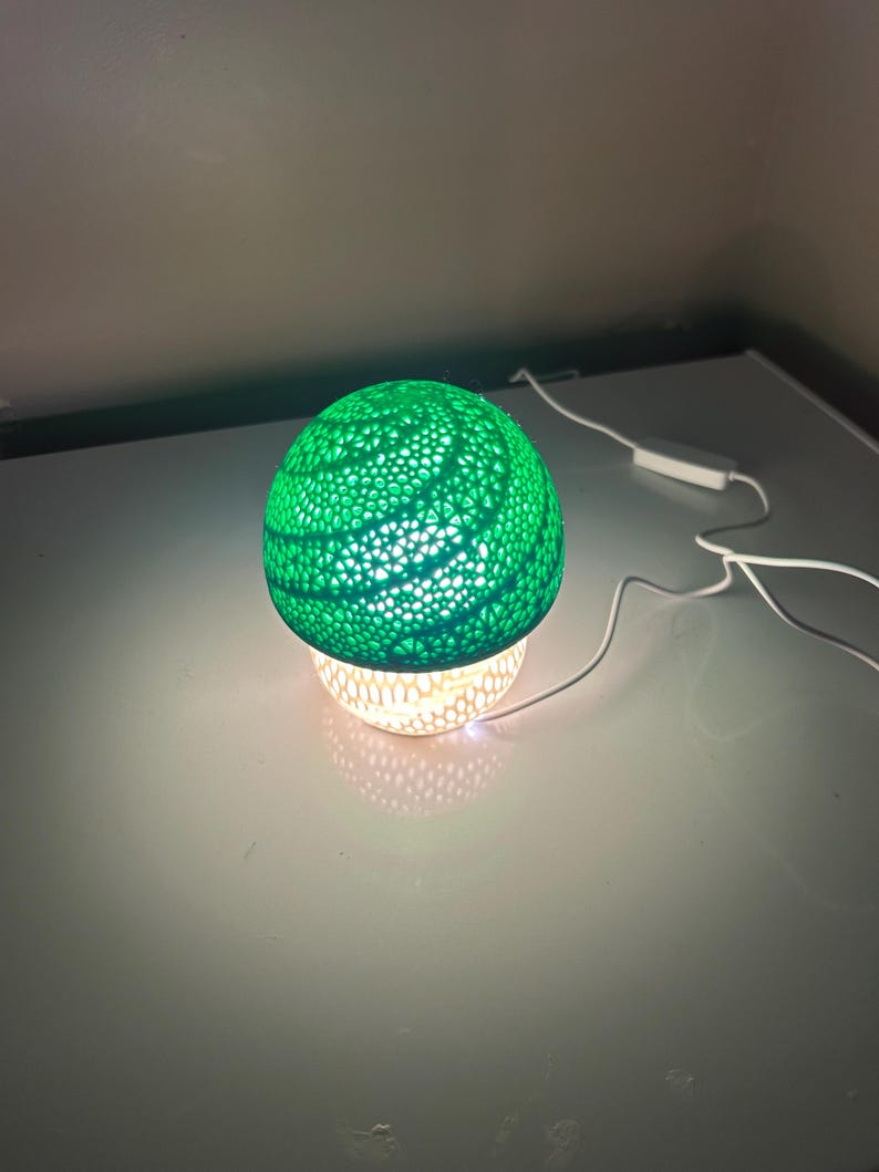 3D Printed Mushroom Lamp - Cottagecore Style Decorative Night Light ...