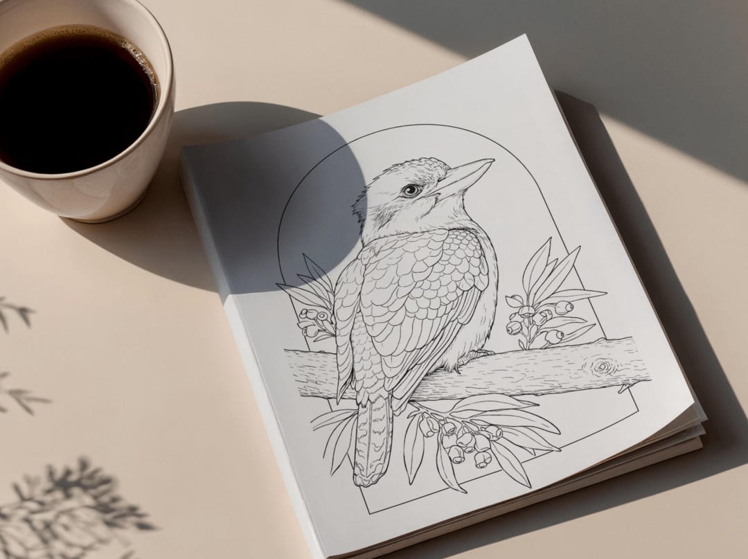 Australian Bird Colouring Pages | Native Aussie Birds Printable Line ...