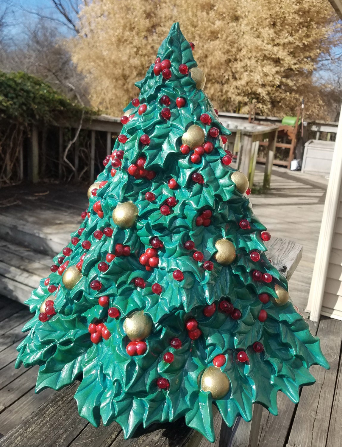 Christmas Trees in Bisque or Finished — Ceramic Bisque you paint — TS ...