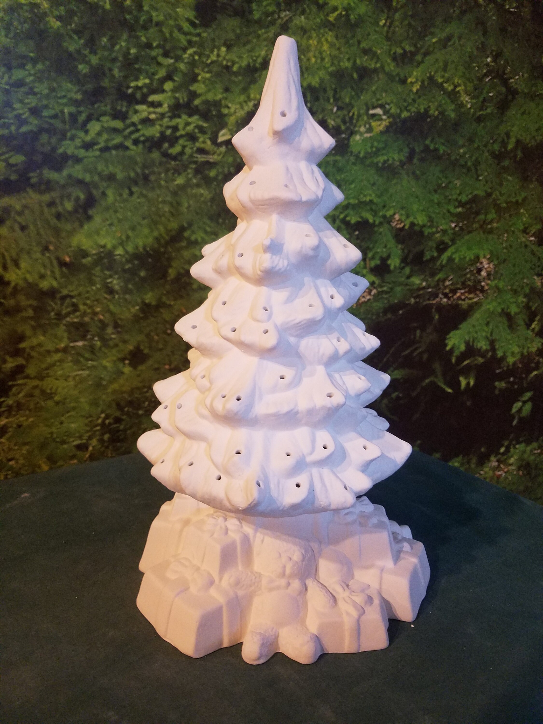 Christmas Trees in Bisque or Finished — Ceramic Bisque you paint — TS ...