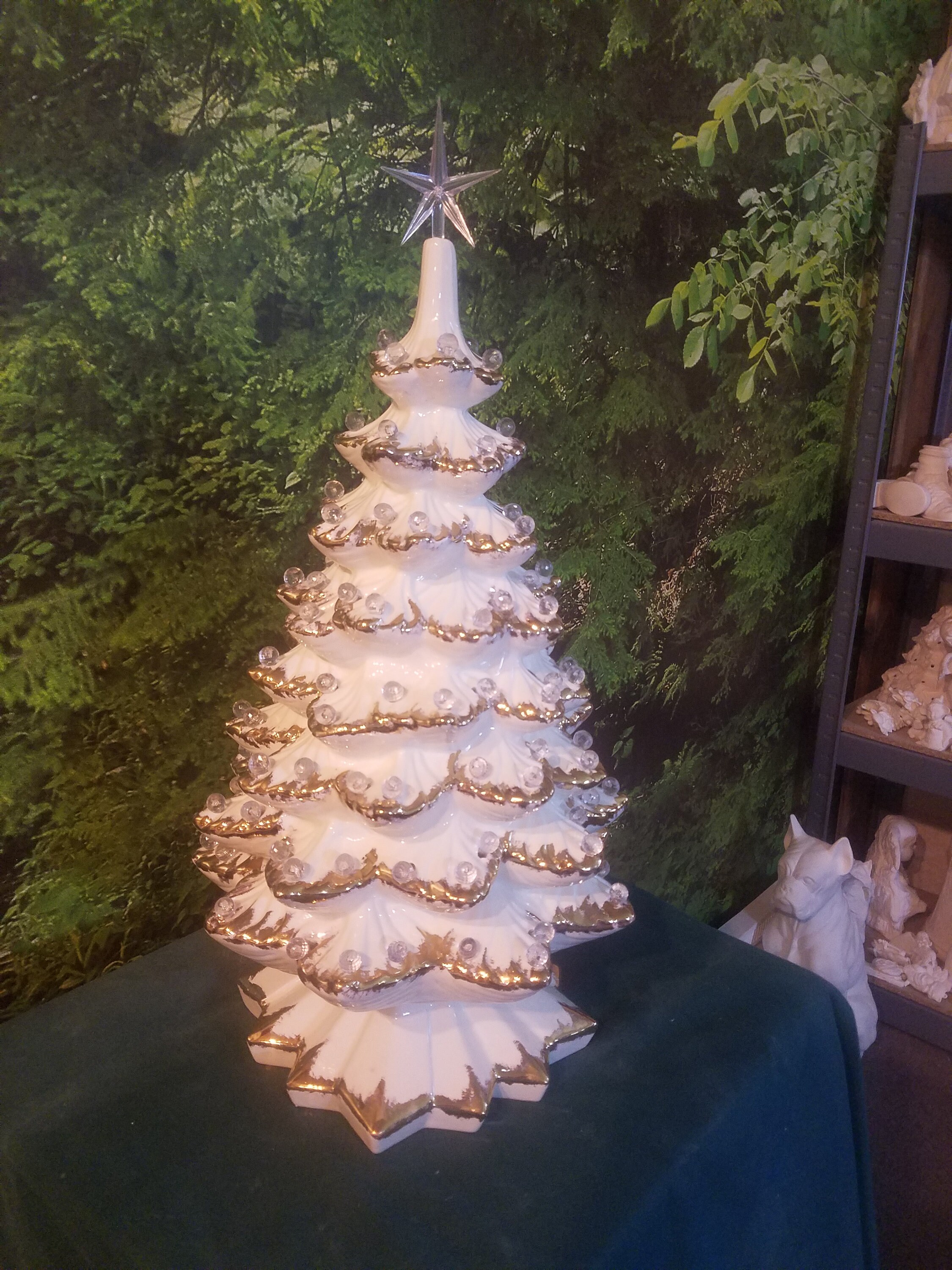 Christmas Trees in Bisque or Finished — Ceramic Bisque you paint — TS ...