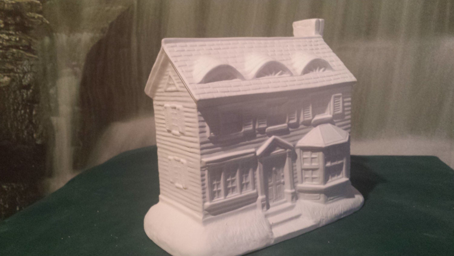 Ceramic Bisque You Paint, Large Town House, miniature house, For scenes ...