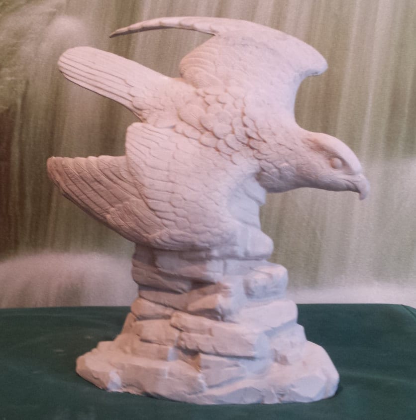 Ceramic Bisque You Paint, Detailed, Peregrine Falcon, Large Bird, Bird ...