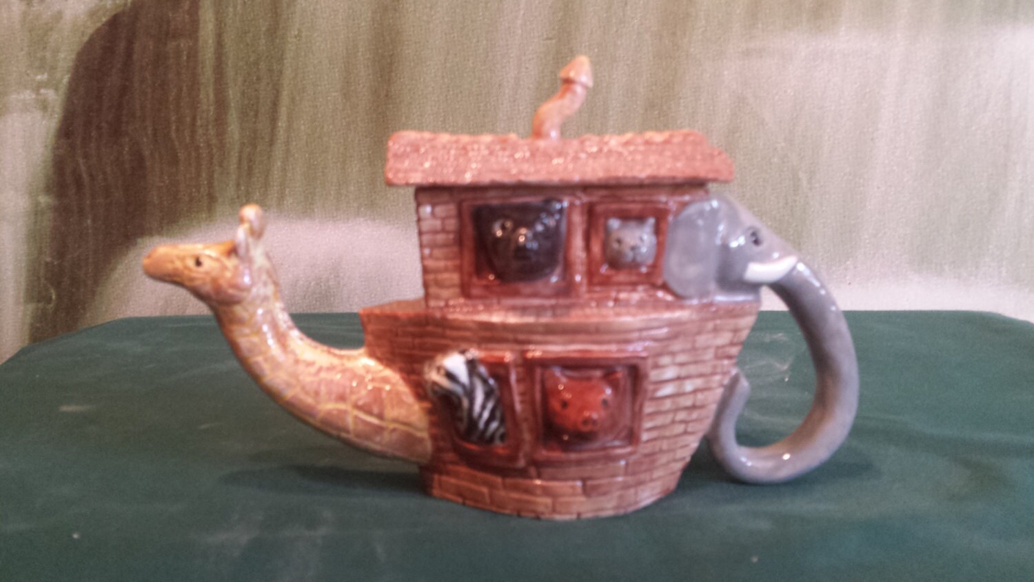 Ceramic Bisque You Paint, Collectable Giraffe teapot, Rare Teapot, Noah ...