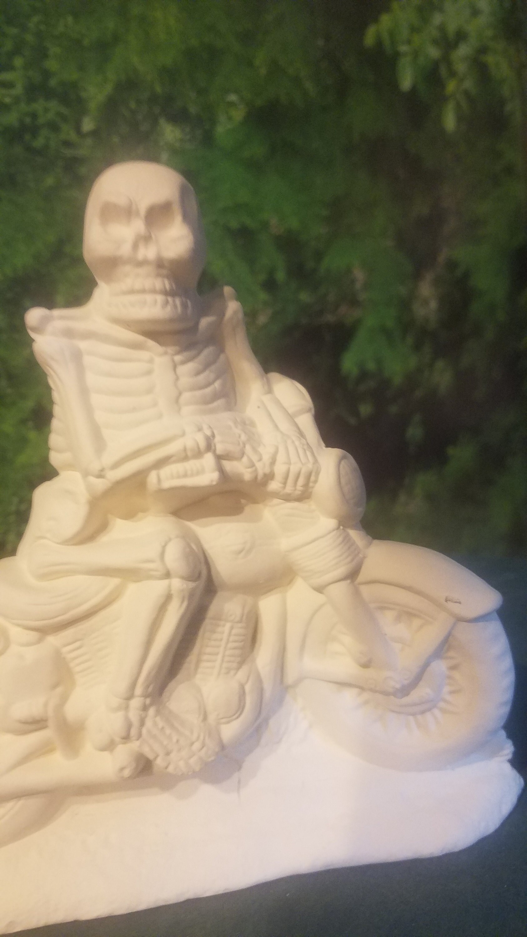 Ceramic Bisque You Paint, Awesome, Ghost rider, Motorcycle, Harley ...