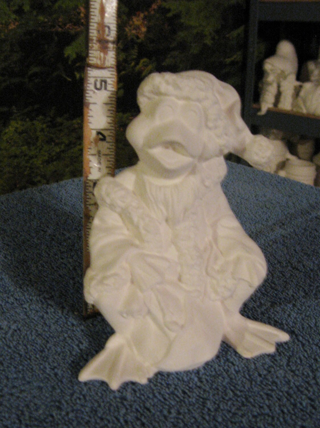 Ceramic Bisque You Paint, Mr and Mrs Santa Claus Frog, Christmas Frog ...