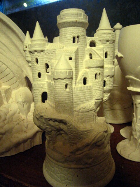 Ceramic Bisque You Paint, Awesome, Castle, Castle Nite light, Night ...