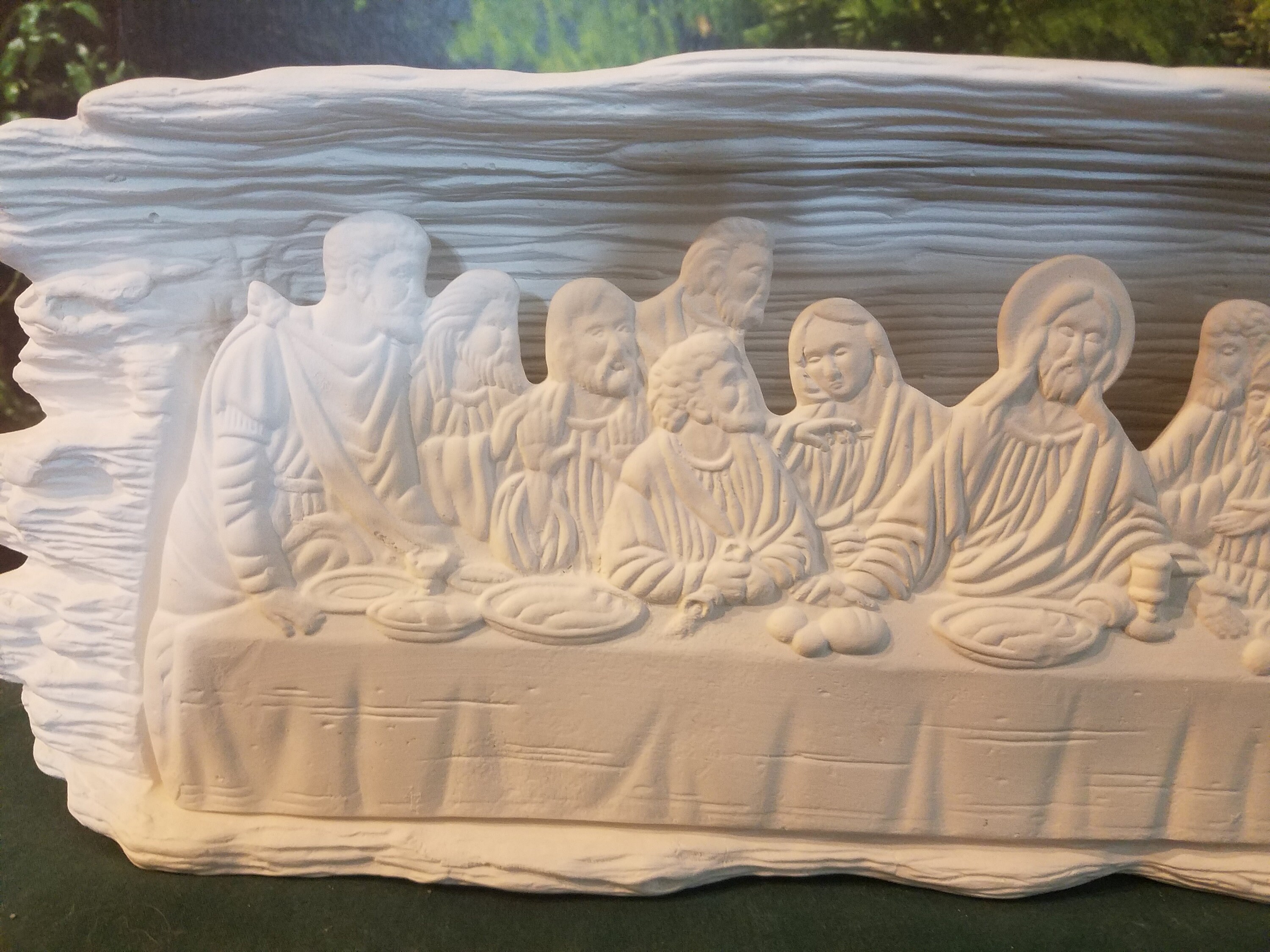 Ceramic bisque you paint, Awesome, 3d, Last Supper, free standing ...