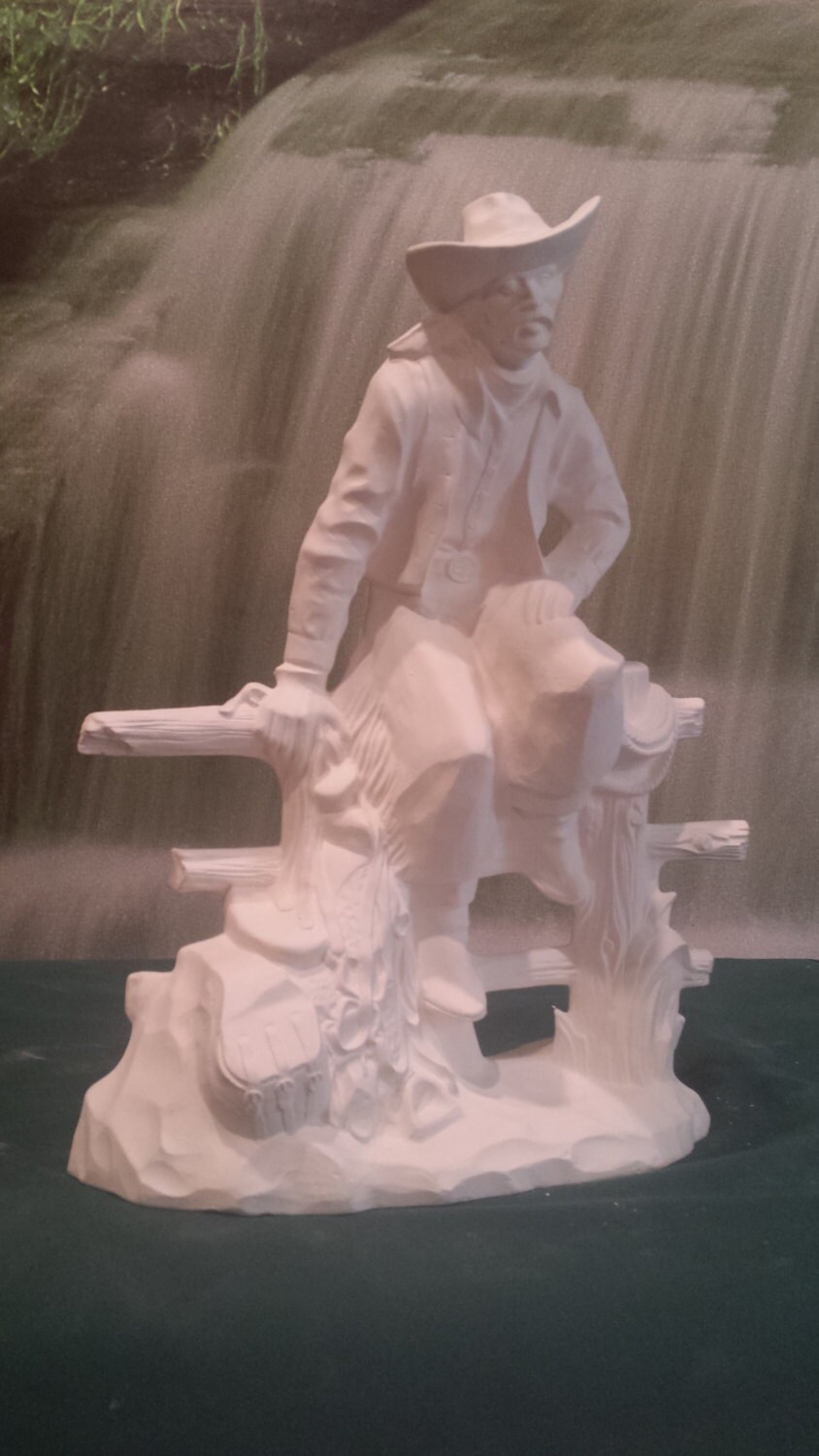 Ceramic Bisque You Paint, Southwestern decor, Ranch Foreman, Roughcut ...