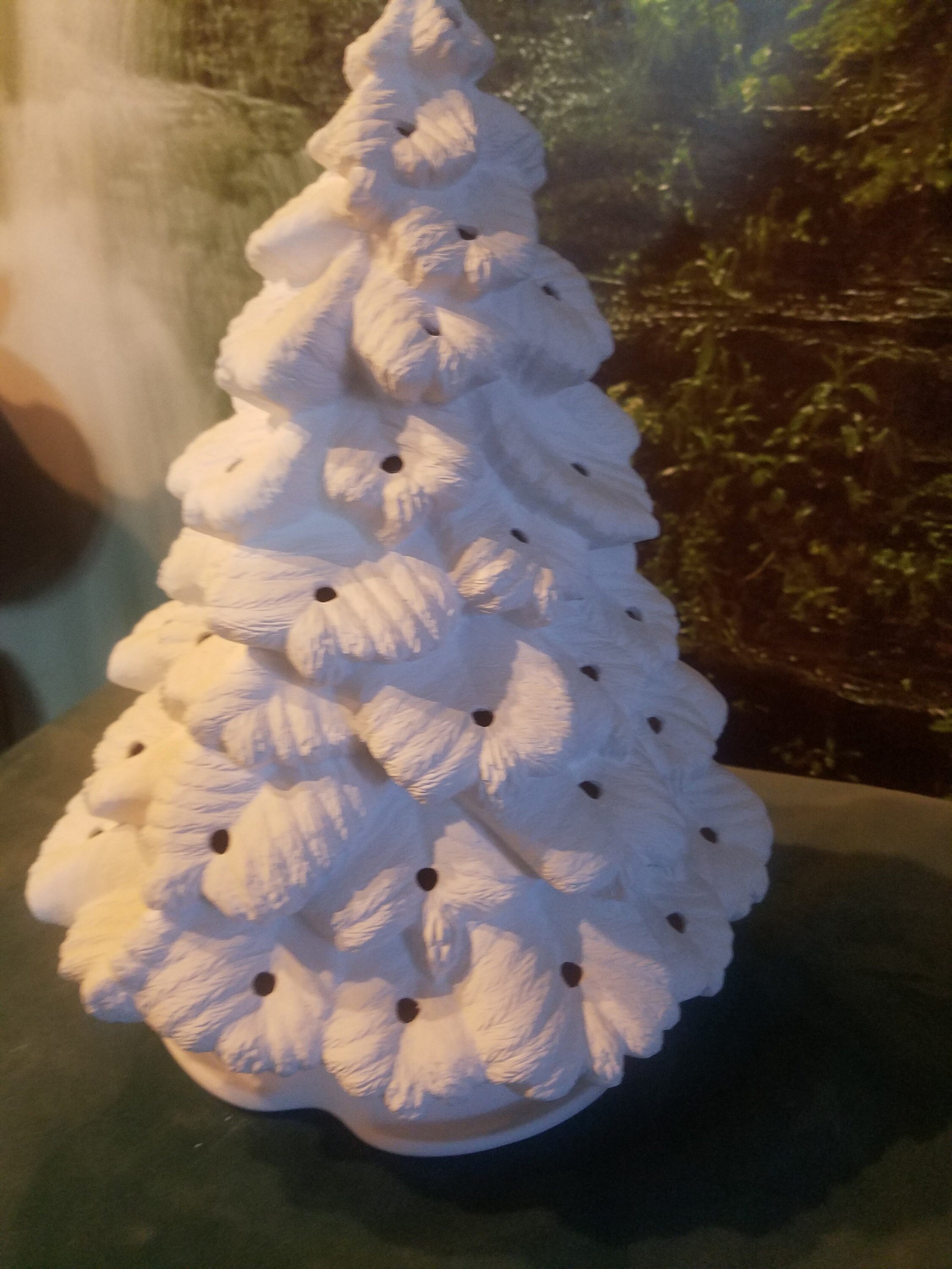 Christmas Trees in Bisque or Finished — Ceramic Bisque you paint — TS ...