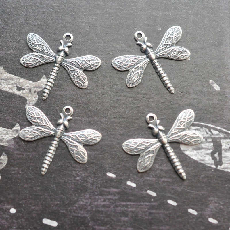 Dragonfly Charms - Etsy