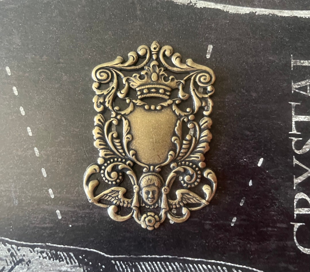 Medieval Crest, Brass Stampings, Brass Ox - Etsy