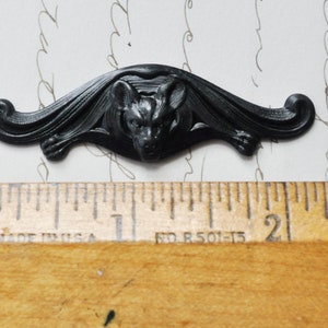 Gothic Brass Bats in Black Satin Finish TWO - Etsy