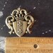 Brass Crest With Crown, Brass Ox, Made in the USA - Etsy