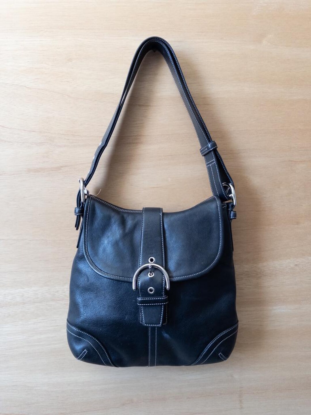 VTG Coach 9480 Black Leather Soho Bag - Etsy