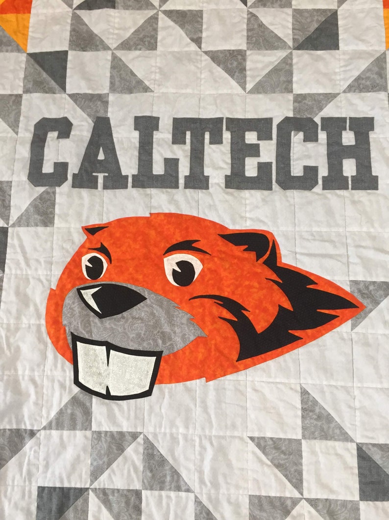Caltech California Institute Of Technology Beavers Quilt | Etsy