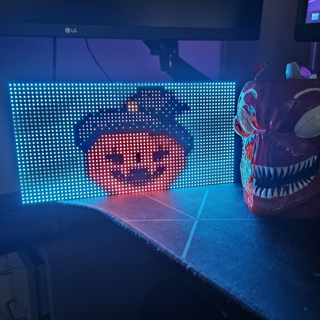 Halloween Animated Pixel Led Matrix - Etsy