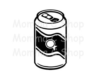Beer Can Svg | Etsy