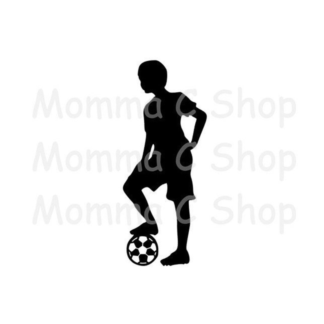 Boys Soccer Player SVG, Sport Silhouette (digital Download) - Etsy